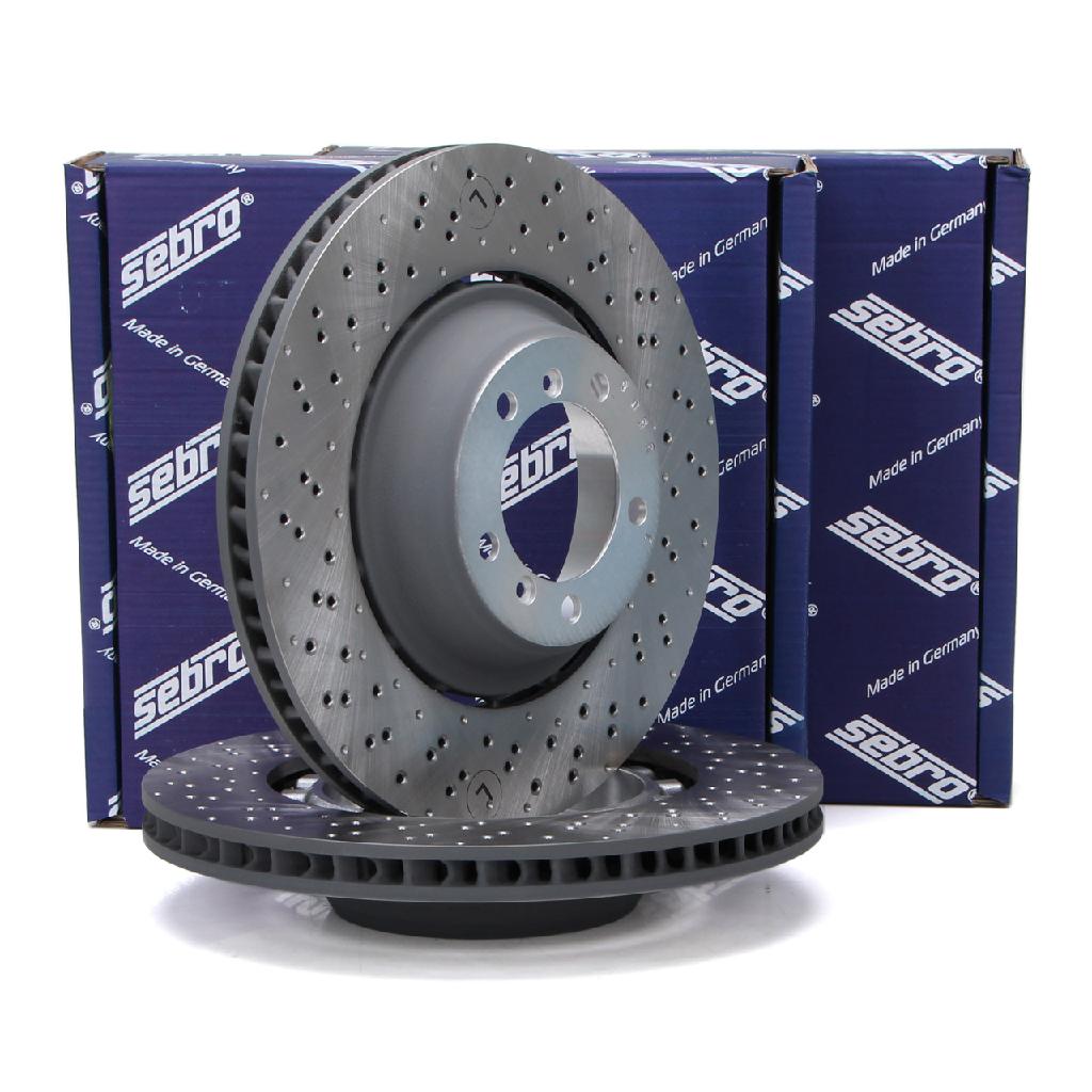 SEBRO Bremsscheiben Satz PORSCHE 991 992 Turbo / S Cayman (981 982) GT4 ...